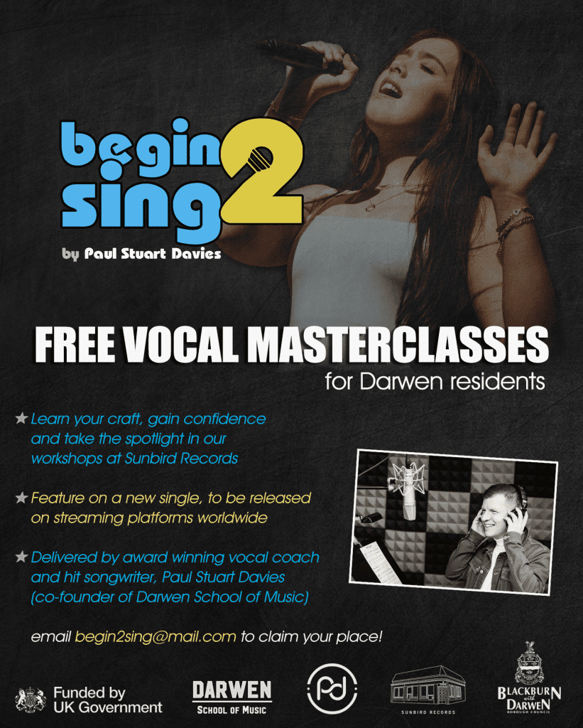 Introducing "begin2sing", Darwen's new singing initiative | Darwen Town Centre